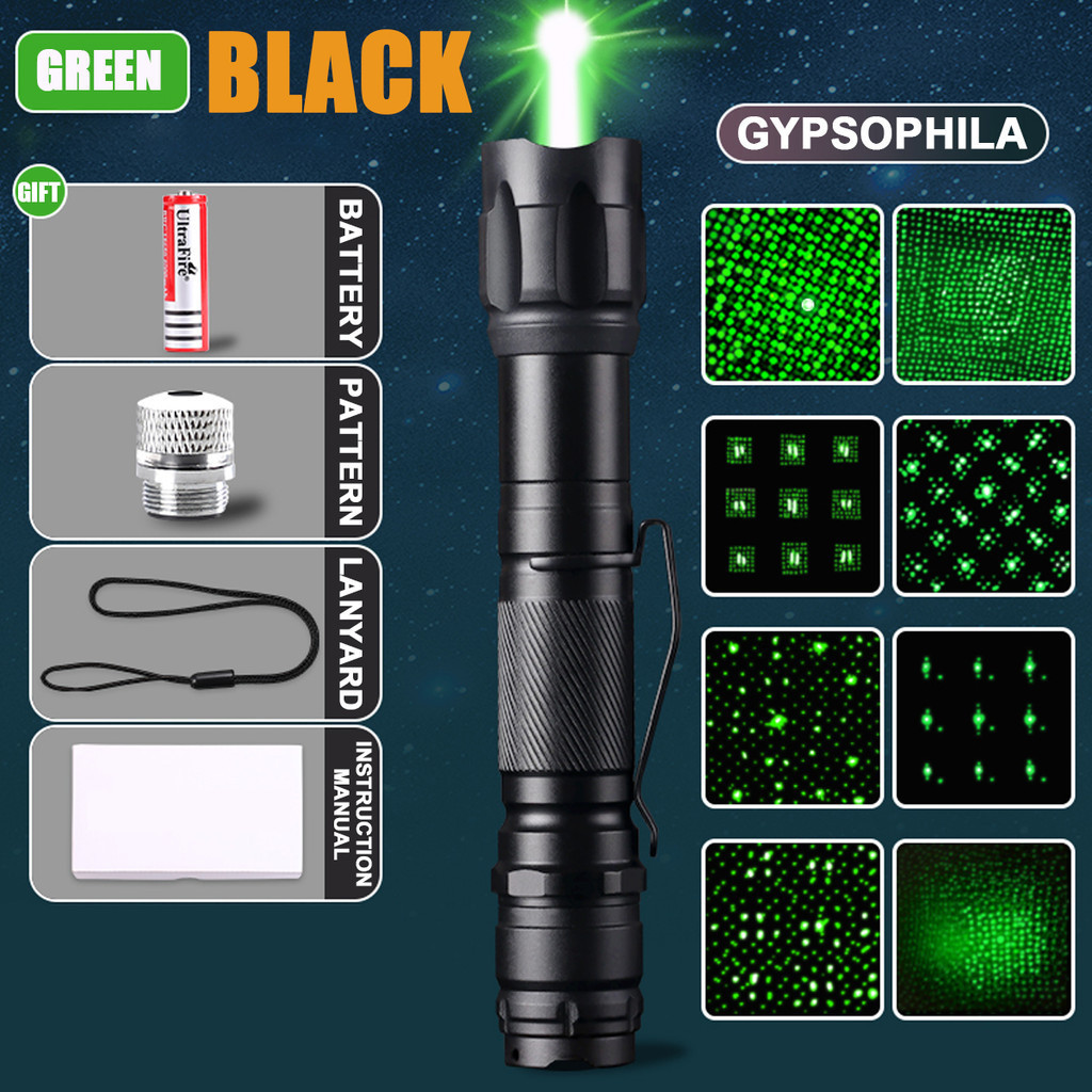 Laser Light Rechargeable Laser Pointer 10000m High Power 303 Green ...