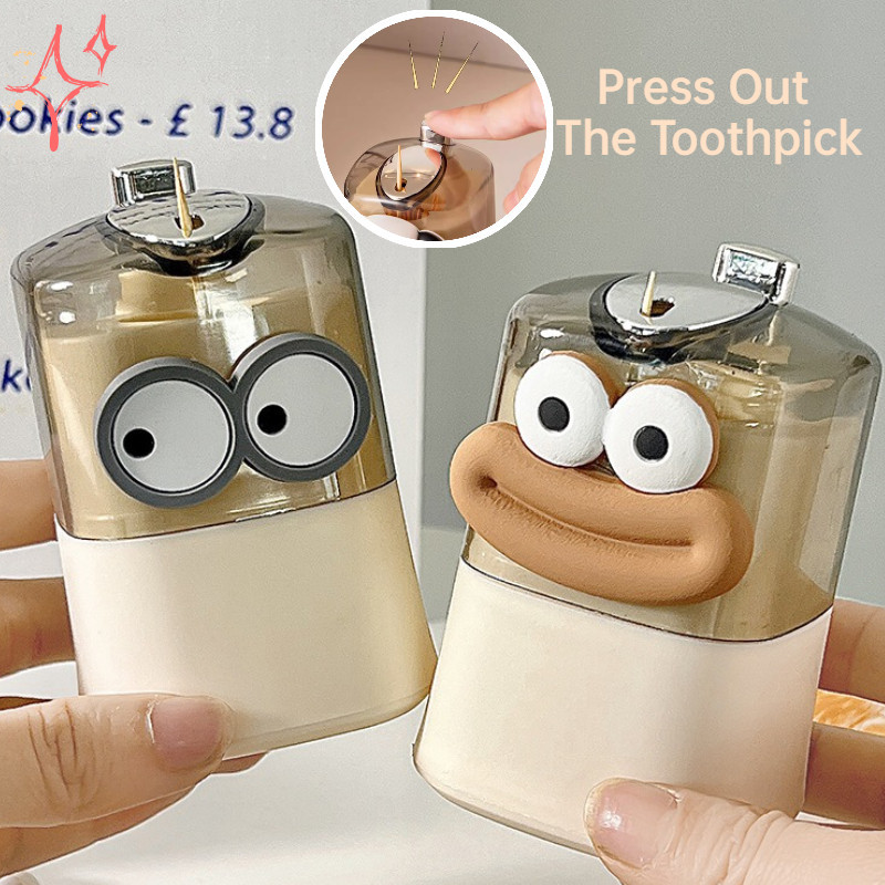 Toothpick Dispenser Creative Automatic Pop-up Toothpick Holder ...