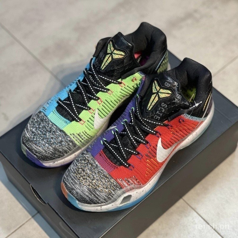 Kobe 10 Elite Low What The Mix Multicolor Sports Basketball Shoes For ...