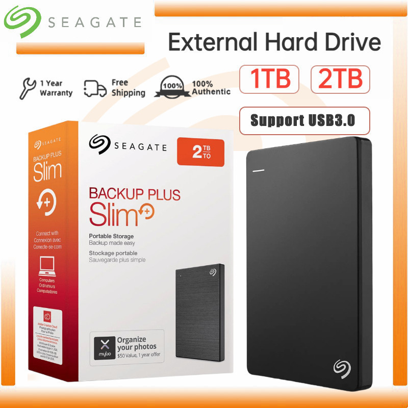 Seagate Expansion External Hard Drive USB 3.0 HDD Storage 1TB 2TB ...