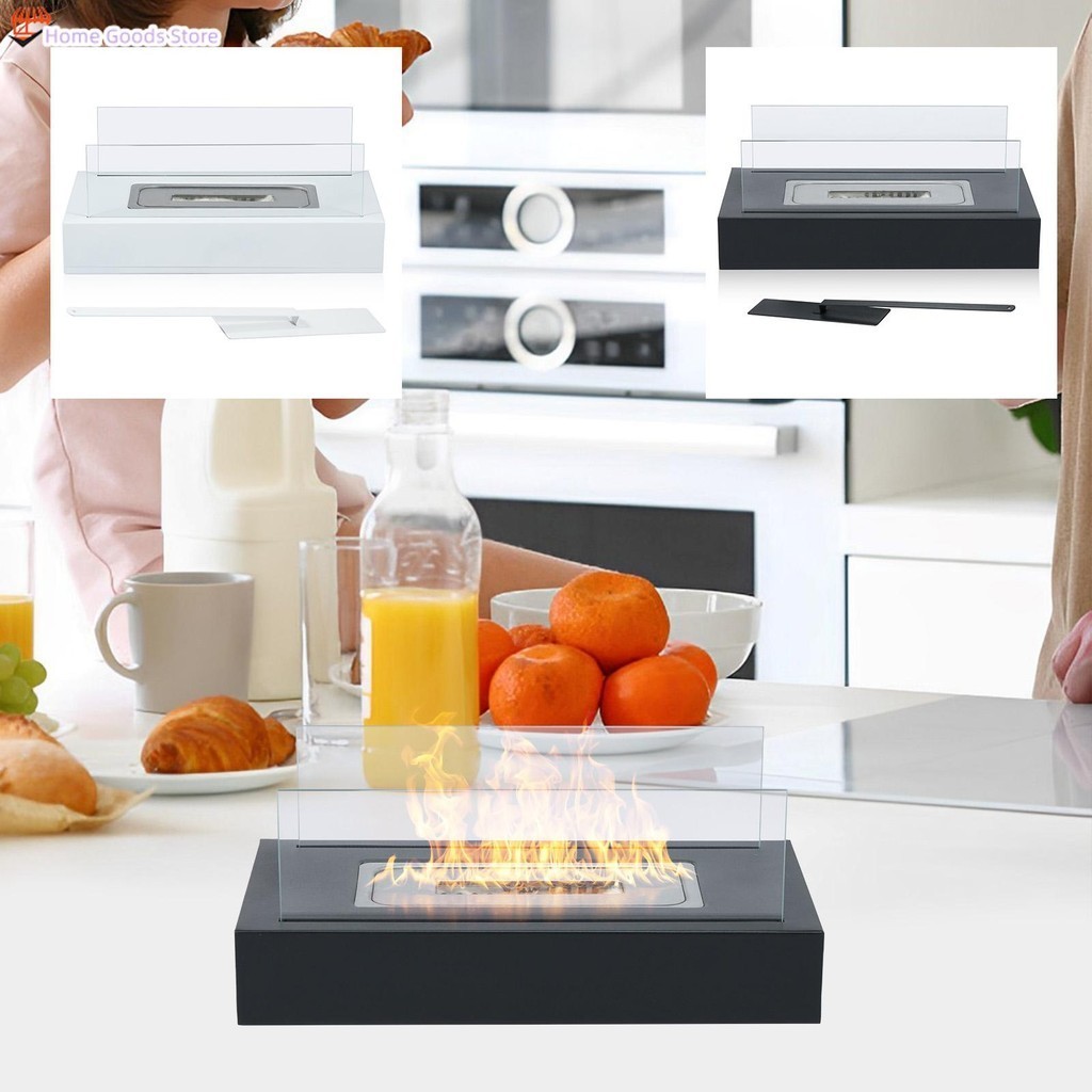 Tabletop Fire Pit Smokeless Mini Table Top Firepit Bioethanol ...