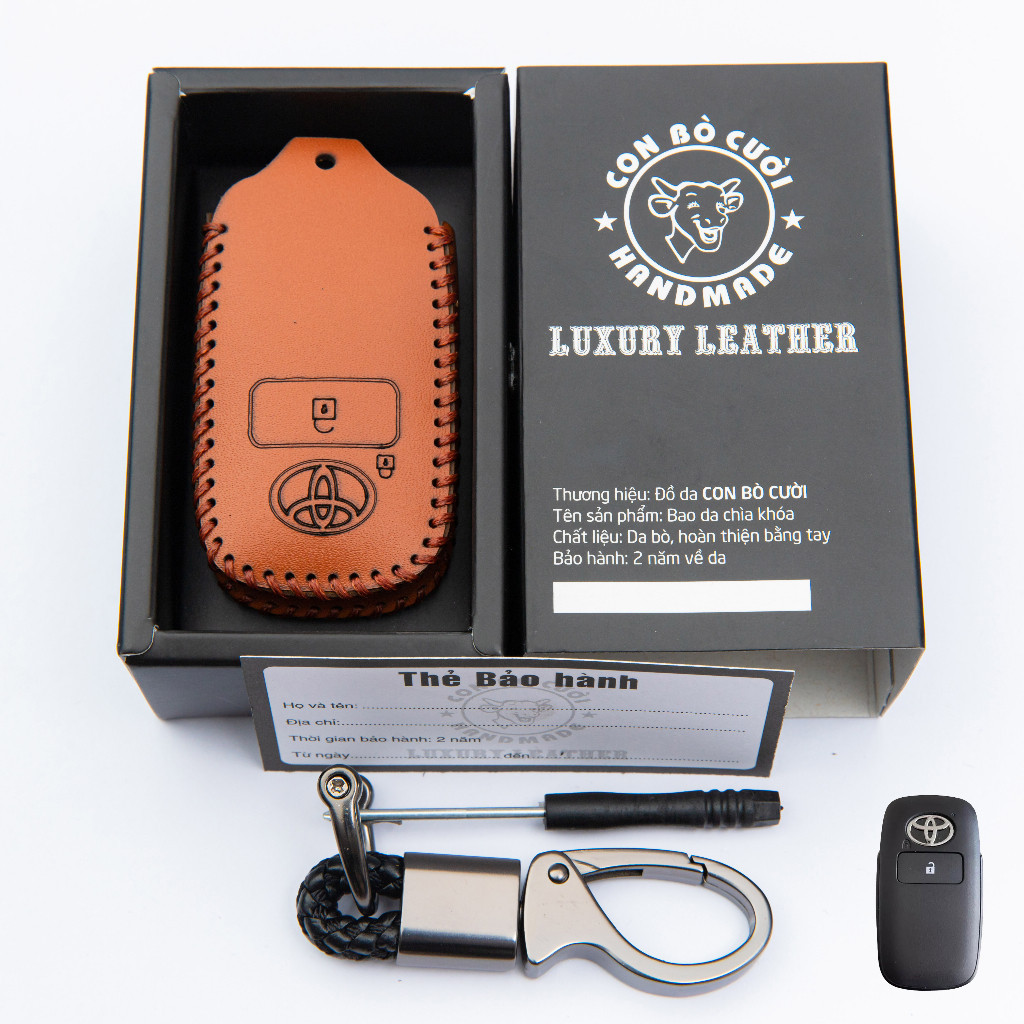 Genuine Leather - Toyota Wigo Car Key Holster 2023-2024, Automatic ...