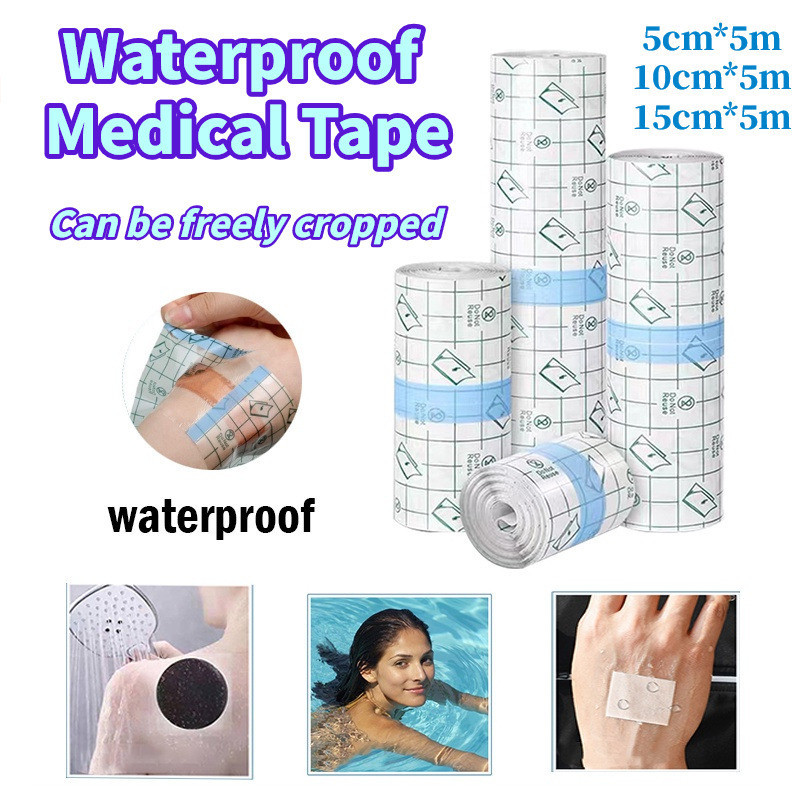 Waterproof Medical Tape Transparent Stretch Adhesive Bandages Anti ...