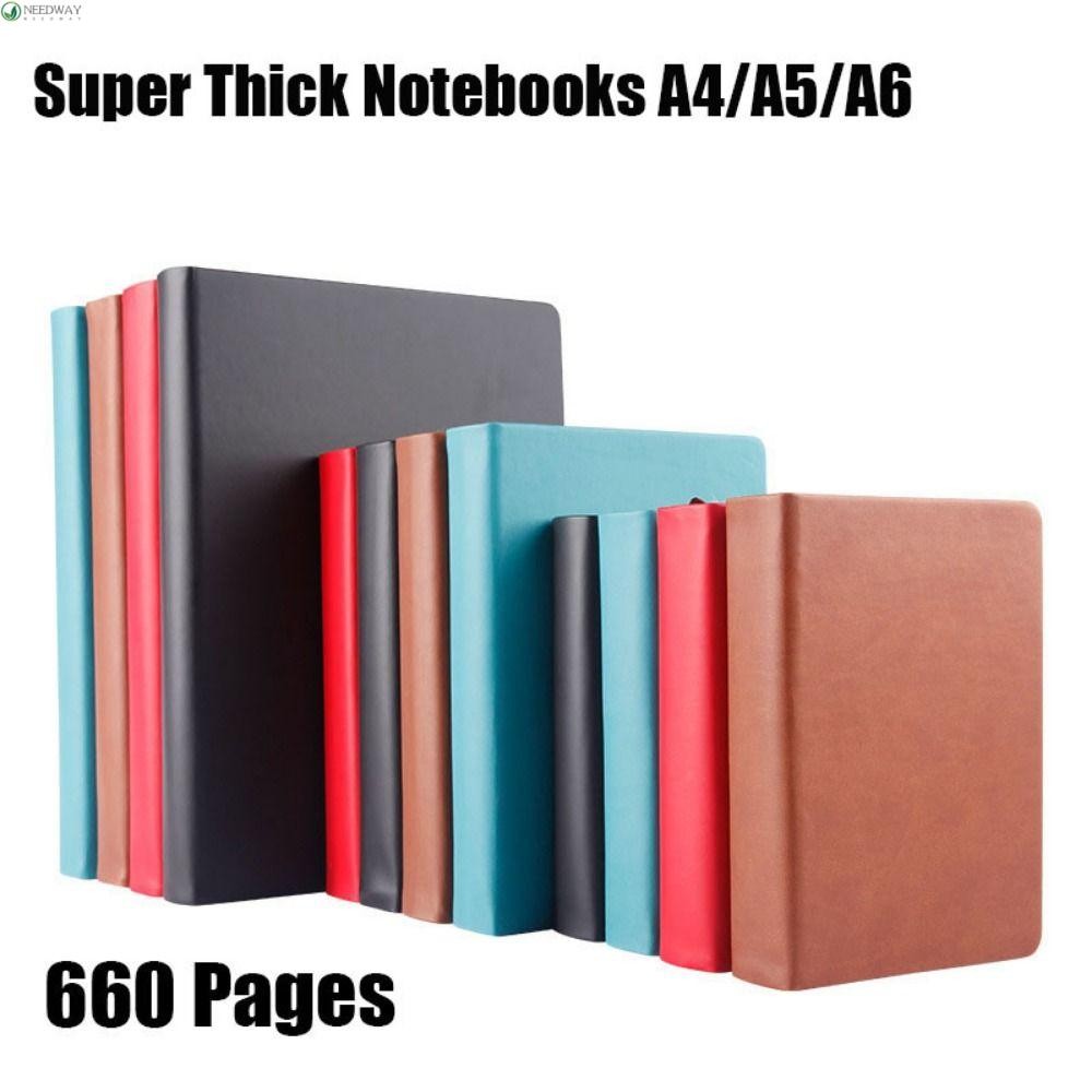 NEEDWAY Sketchbook, A4/A5/A6 Super Thick Writing Blank Notepad, Office ...