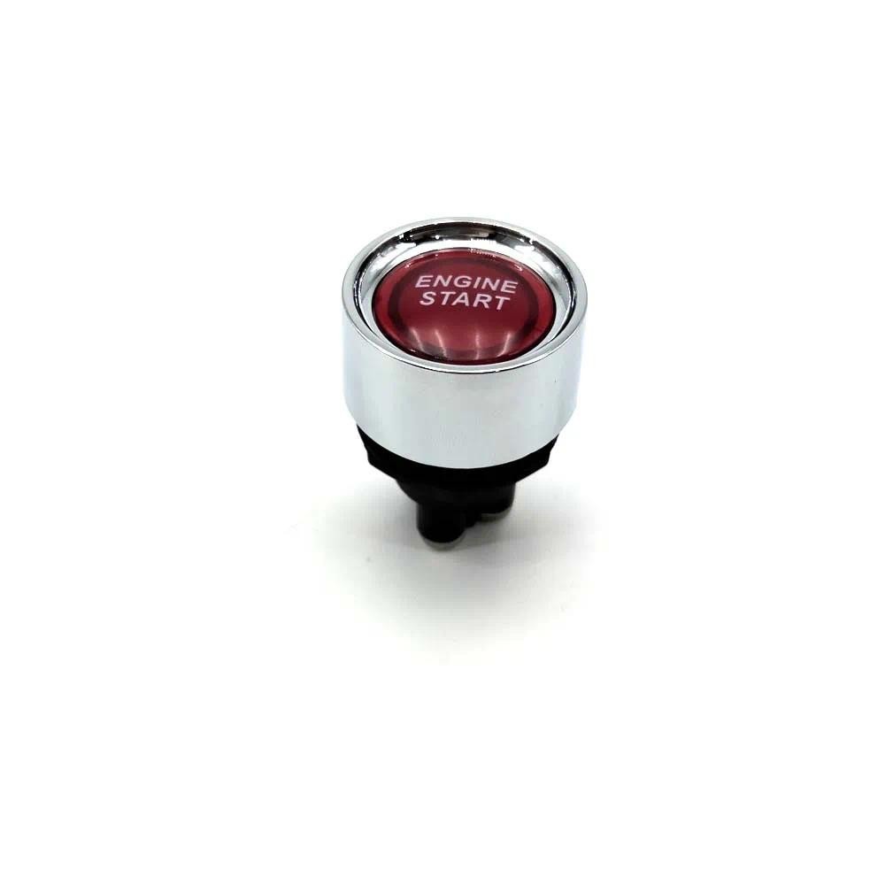 Universal 12-24V Red Illuminated Engine Start Switch Push Button Race ...