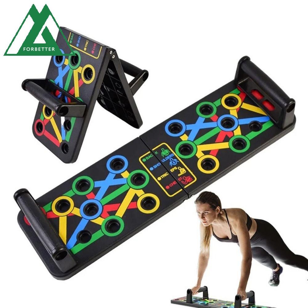 FORBETTER 14 in 1 Push Up Board, Multi-Function Foldable Push Up ...