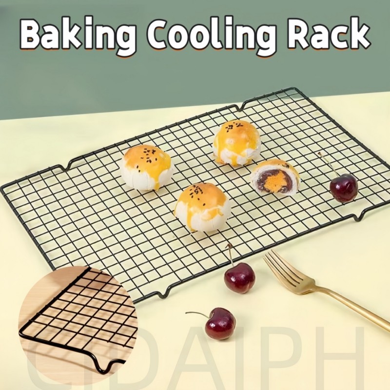 Bigger Wire Grid Tray Food Cook | Non-Stick Baking Tray Rack Cake Pizza ...