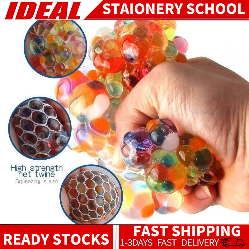 5 6 7cm big Grape Squishy Ball Toys Mesh Squeeze Ball Stress Reliever ...