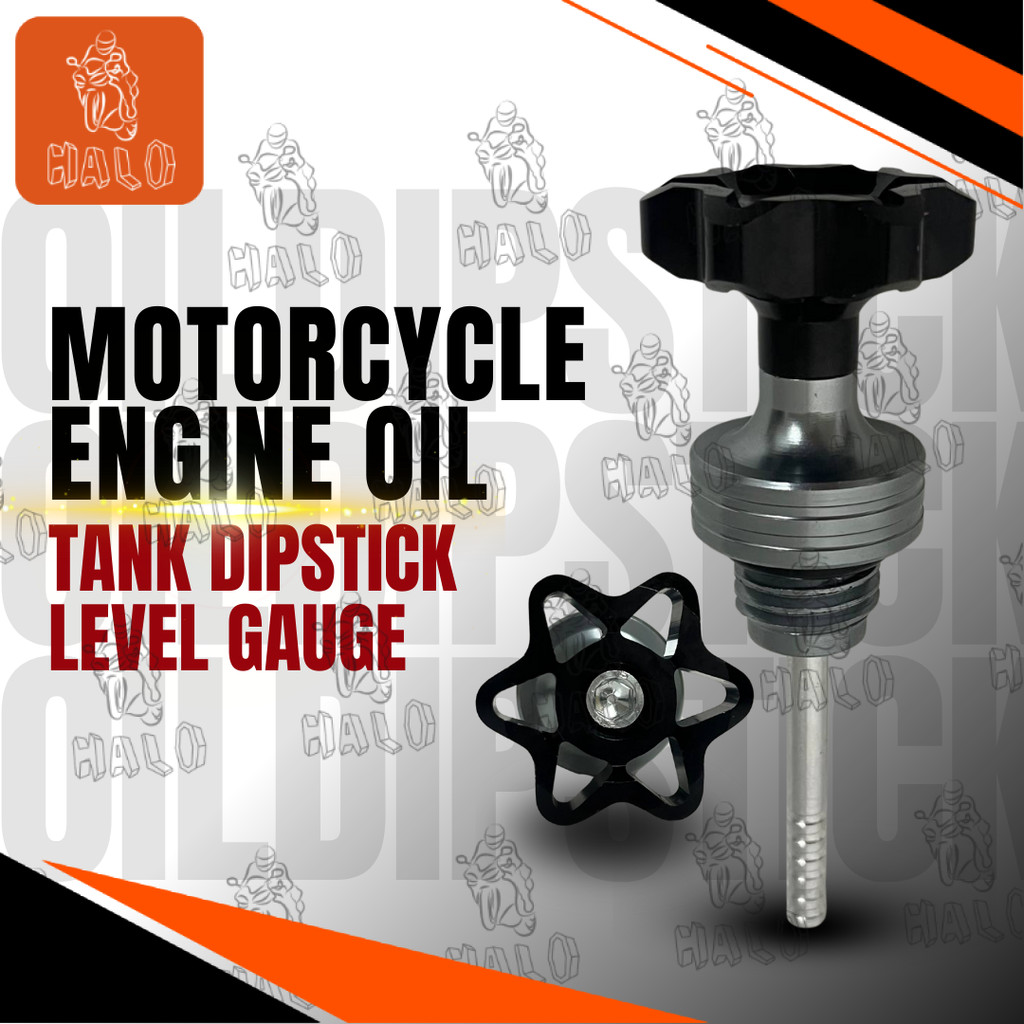 MOTORCYCLE ENGINE OIL TANK DIPSTICK LEVEL GAUGE | Shopee Philippines
