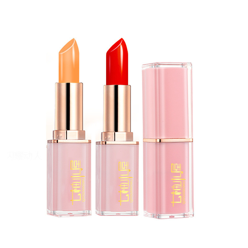 Seven Pomelo Cottage Carotene Cherry Red Color Changing Lip Balm ...