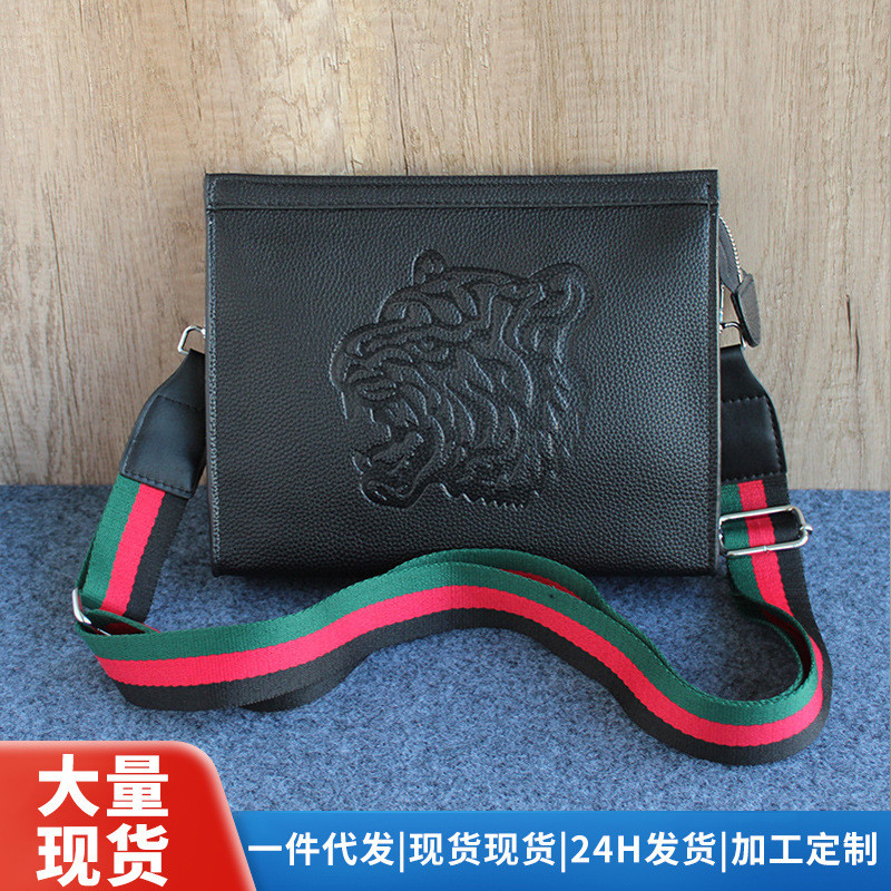 Tiger head Bag men's Bag handbag handbag Messenger Bag travel business ...