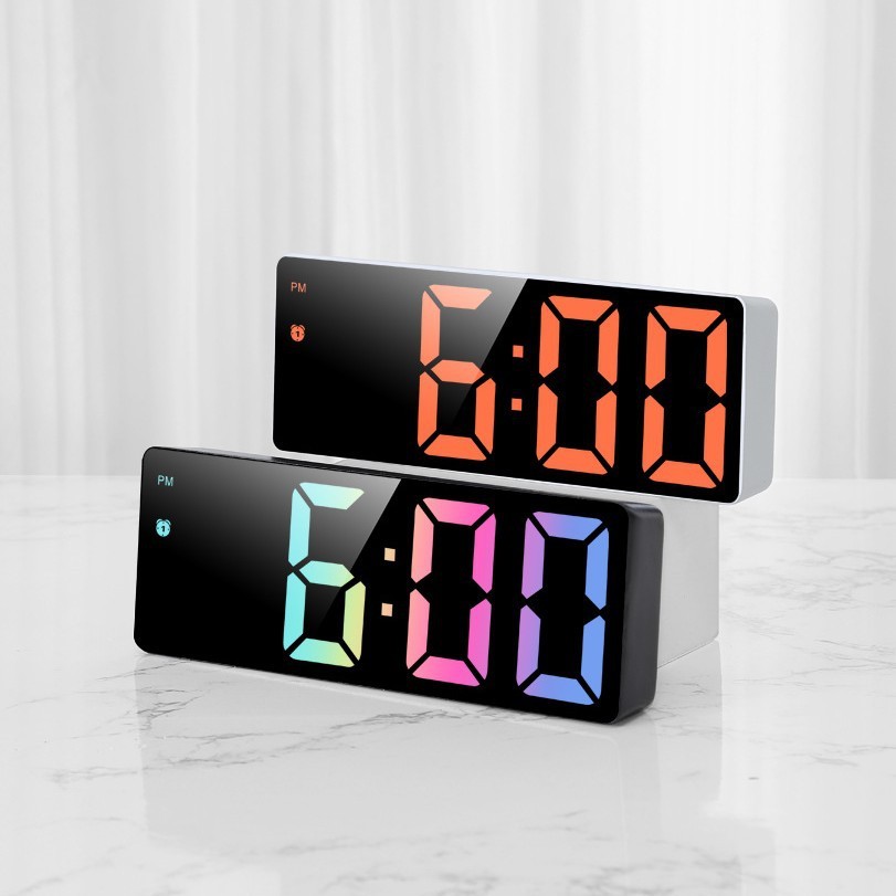 alarm clockclock digitaldigital clockdigital clock battery operated led clock Colorful Simple ...