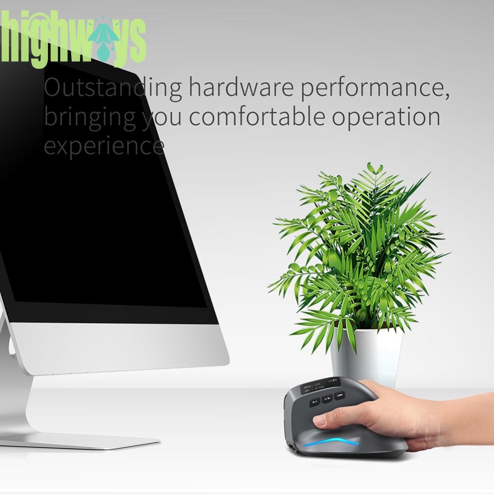 S# 3200DPI Desktop Upright Mouse Ergonomic Vertical Gaming Mouse 2.4G ...