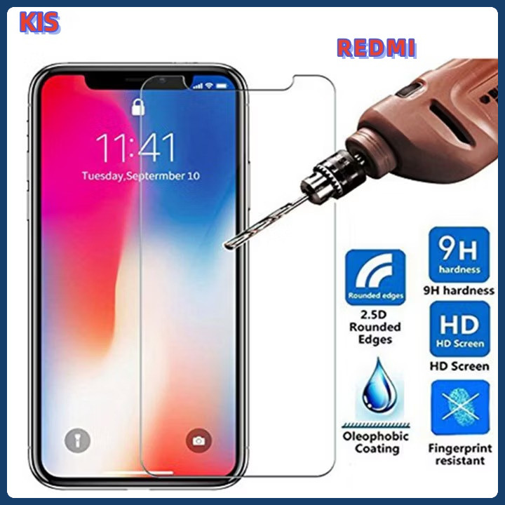 REDMI 9H tempered glass mobile phone film For REDMI 5X 6A 7A 8A 9T XM9 ...