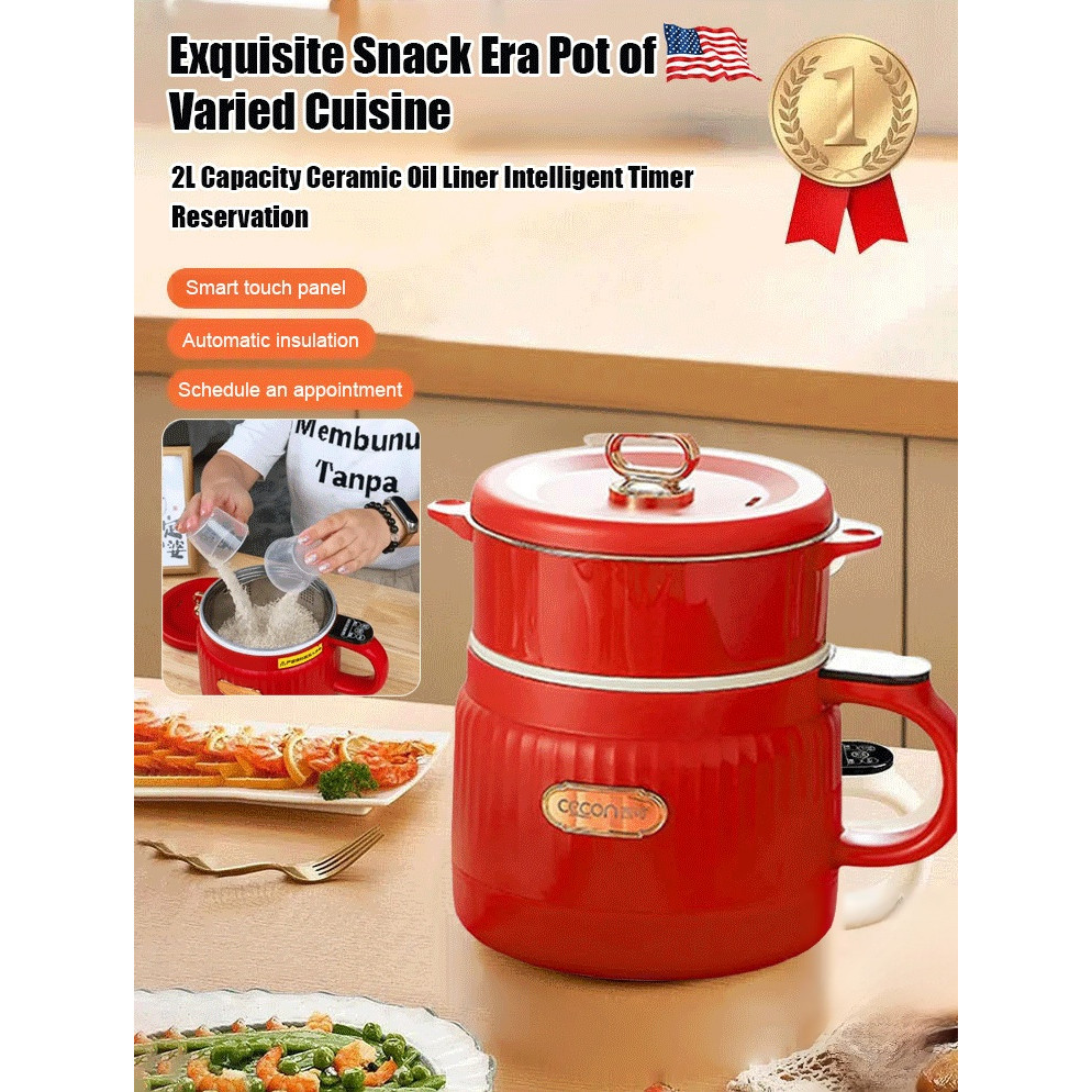 Steaming and cooking in one electric steamer Steamer Cooking without ...