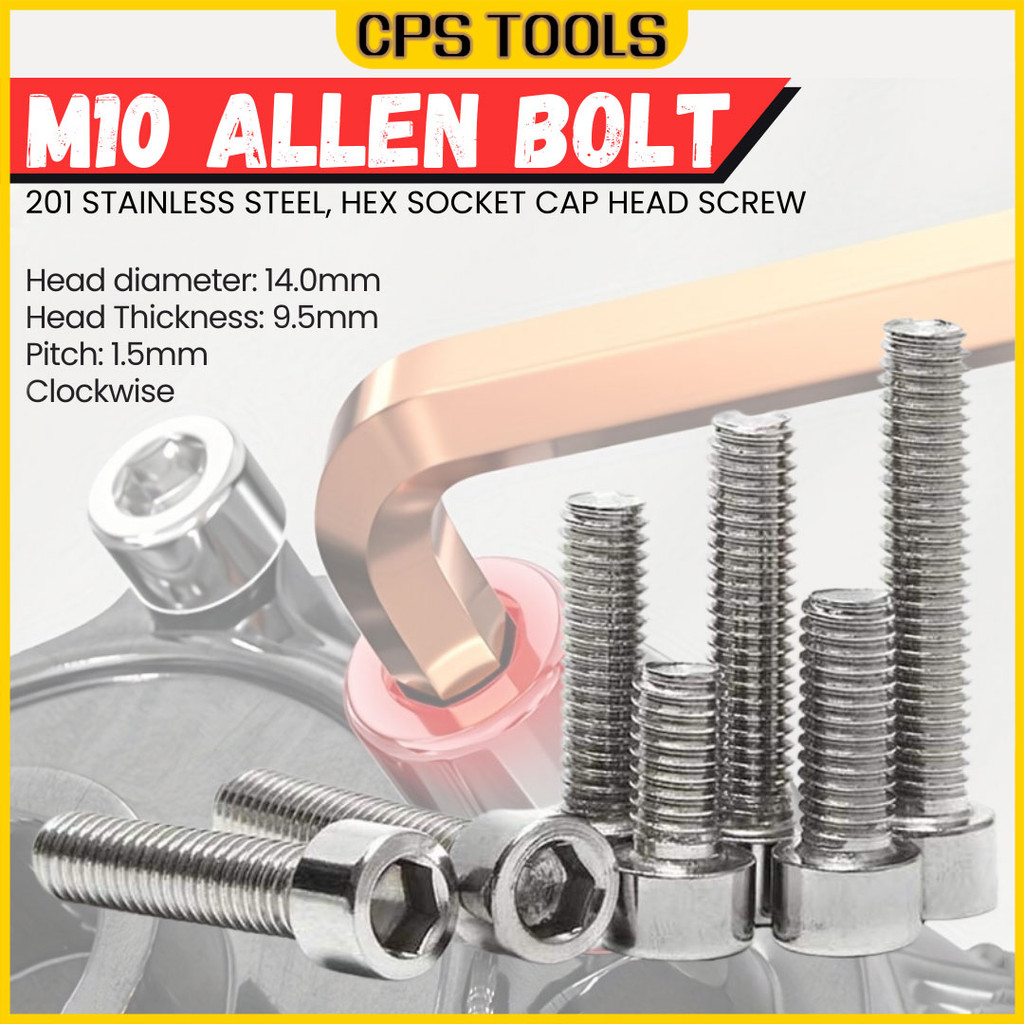 high-quality M10 Stainless Allen Capscrew | Allen Bolt Socket Head Cap ...
