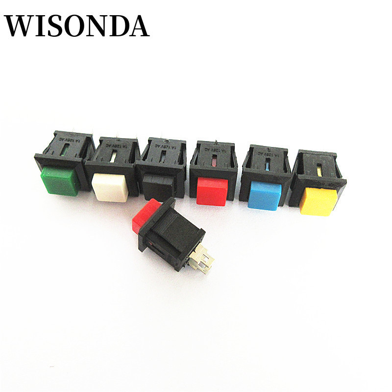 Ds-430 Small Square Self-Reset No Locking Button Switch Power Button ...
