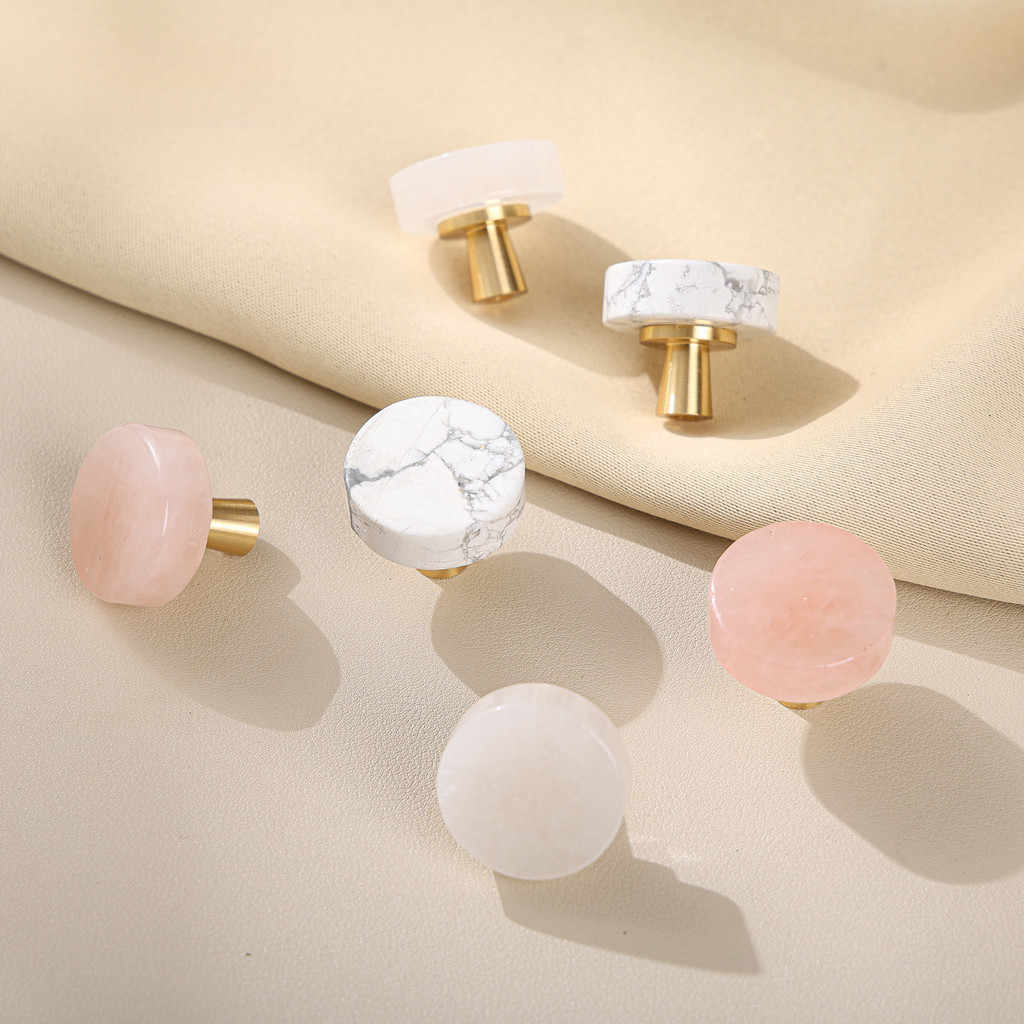 Stone Cabinet Pulls Nordic Single Hole Drawer Handle Elegant Drawer ...