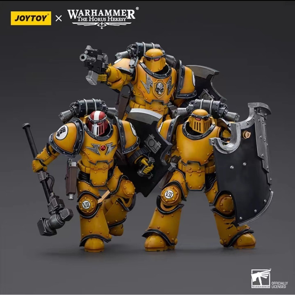 Aazg JOYTOY Dark Source Warhammer Horus Chaos Emperor Fist MKIII Legion ...
