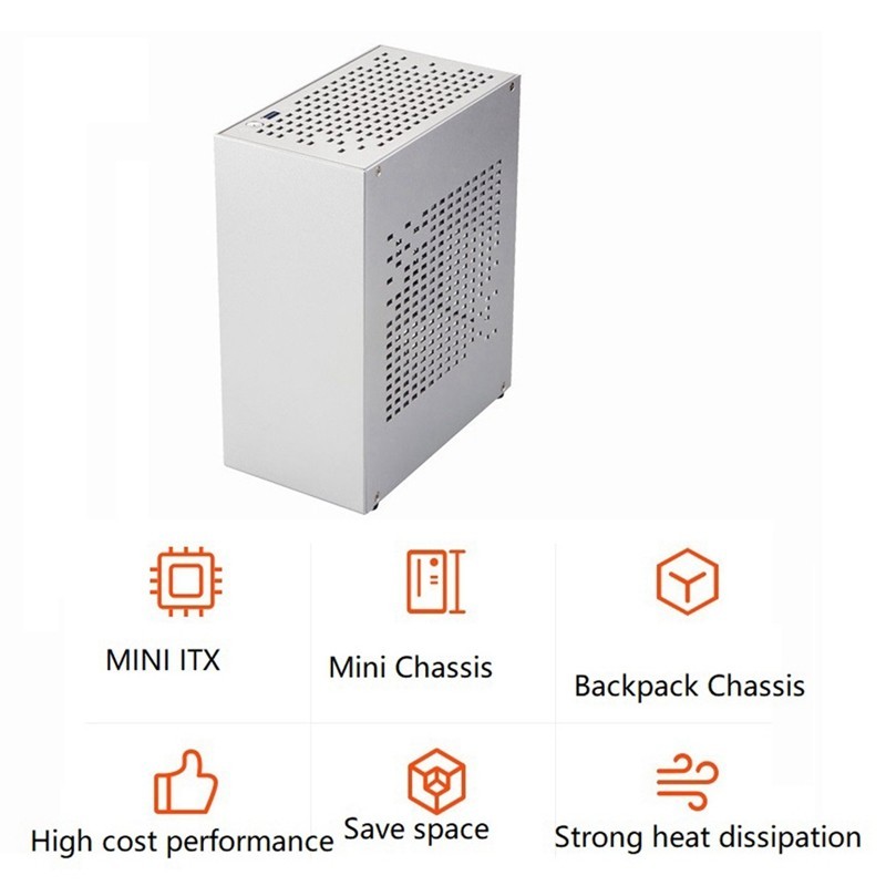 qingyid001 A07 Mini ITX Computer Case Chassis HTPC Host Case USB3.0 ITX ...