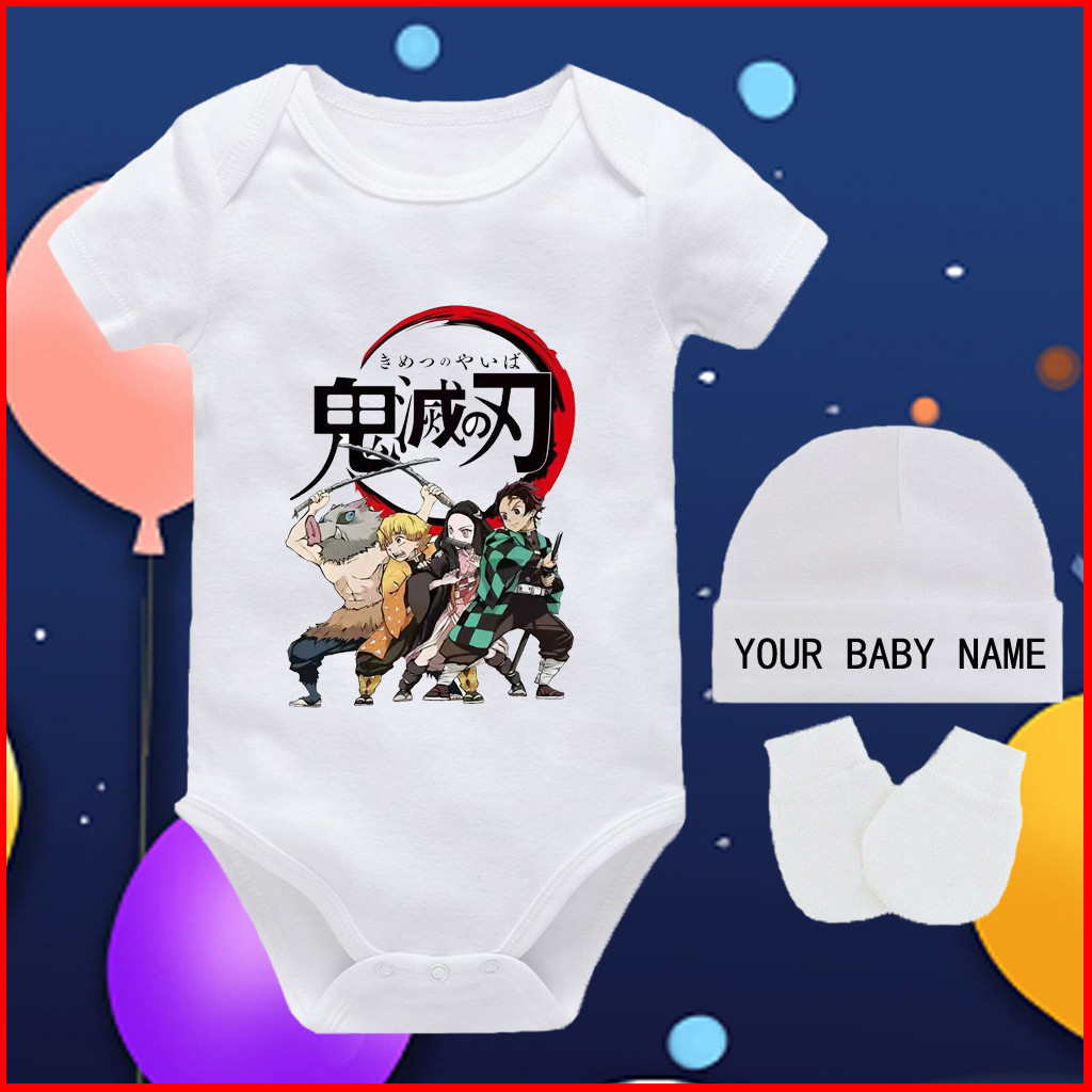 Ghost Slaying Blade Newborn Baby Clothes Set For Girls Perfect Gift For ...