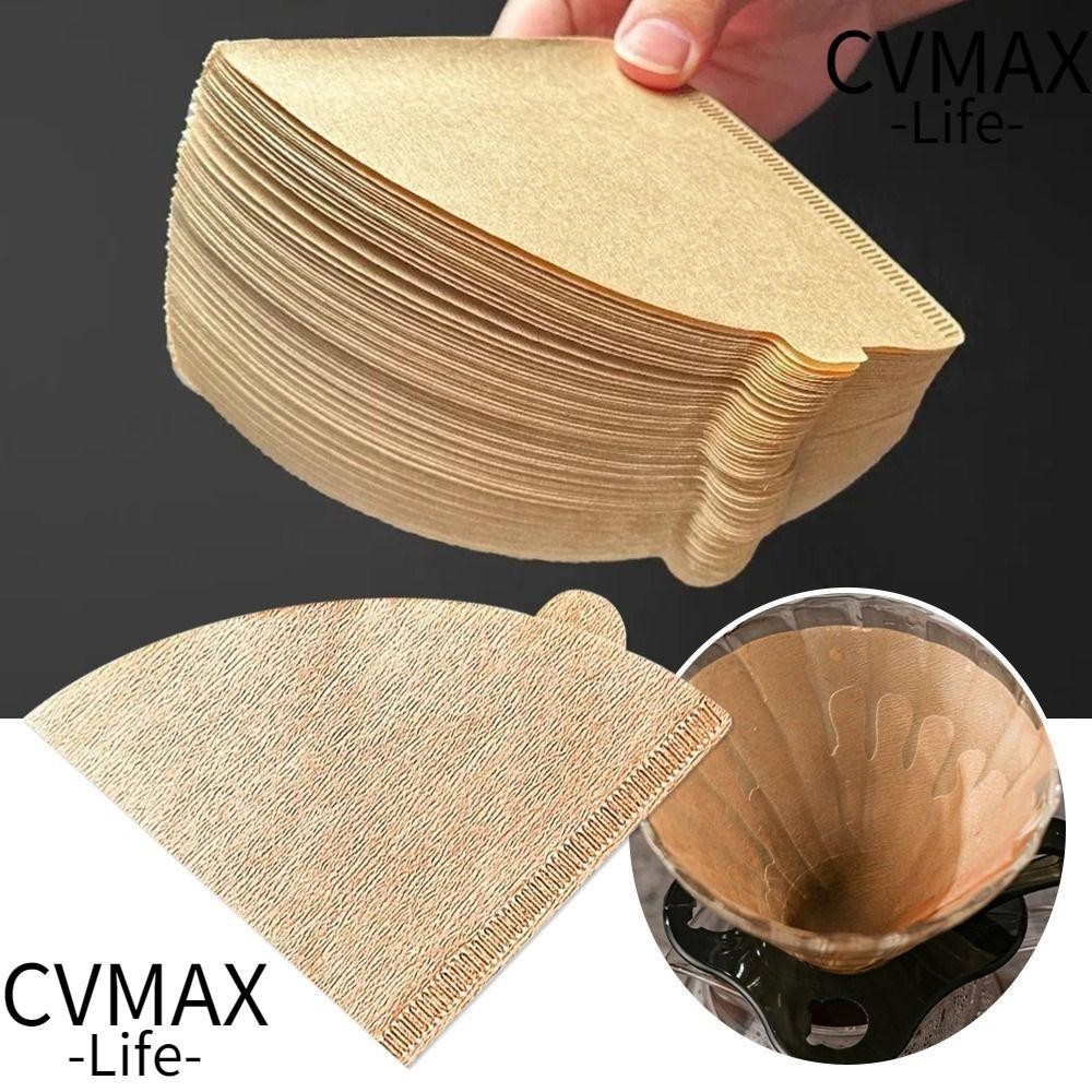 CMAX 40Pcs Coffee Filter Paper, Household Cafe Tools Pull-out Drip Hand ...