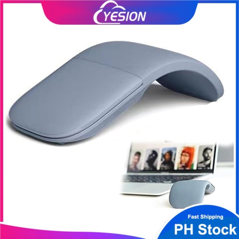 Portable Bluetooth 4.0 Arc Mouse for Microsoft Surface Foldable Mice ...