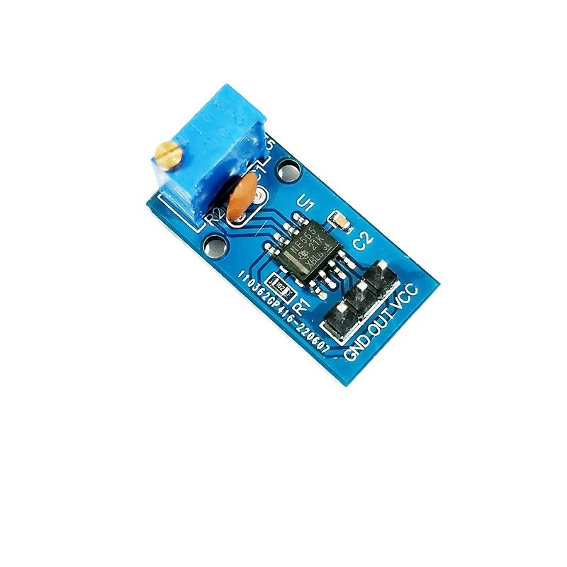 NE555 pulse generator square wave rectangular wave small signal ...
