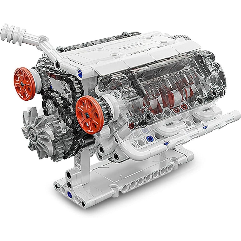 Mini Engine Building Set Car V6 Engine Motor Model Set Toy for Adult ...