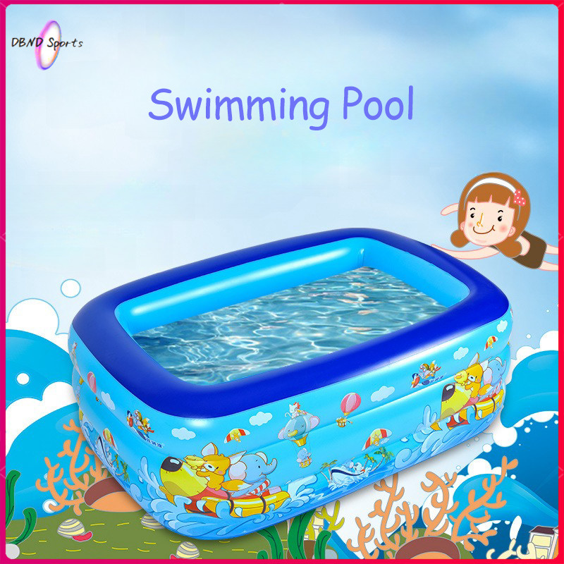 Kid's Thickened Inflatable Swimming Pool Boys and Girls Cartoon ...