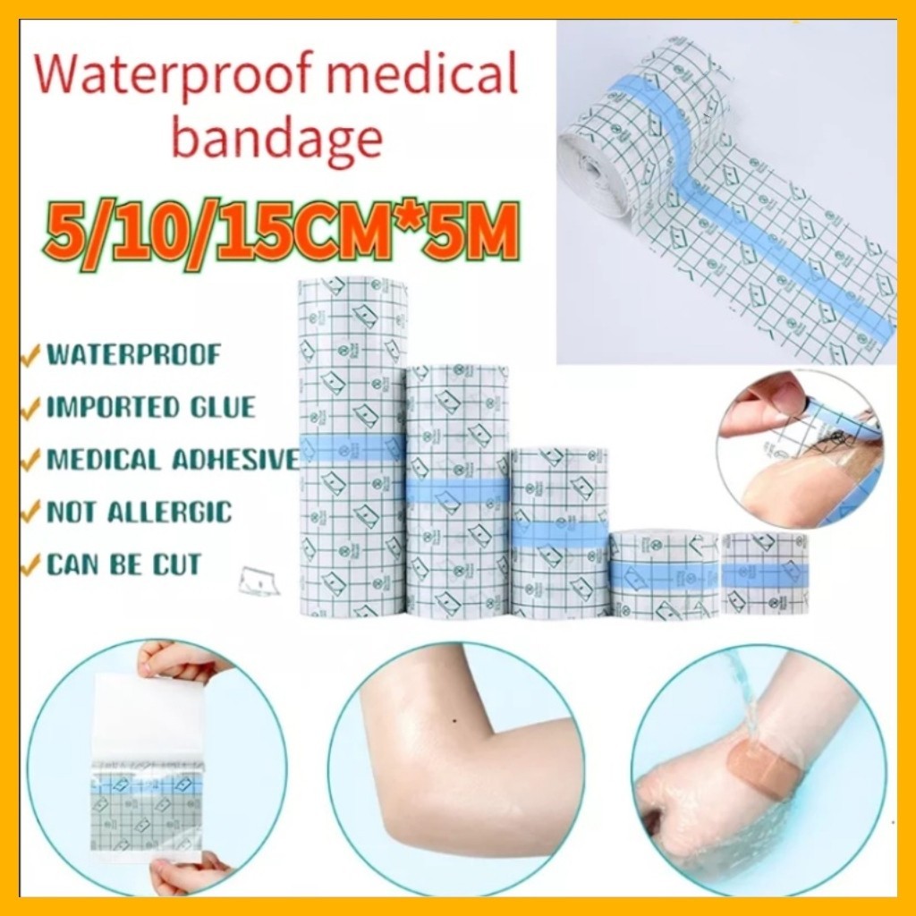 Waterproof Medical Tape Wound Adhesive PU Film Medical Roller Tape ...