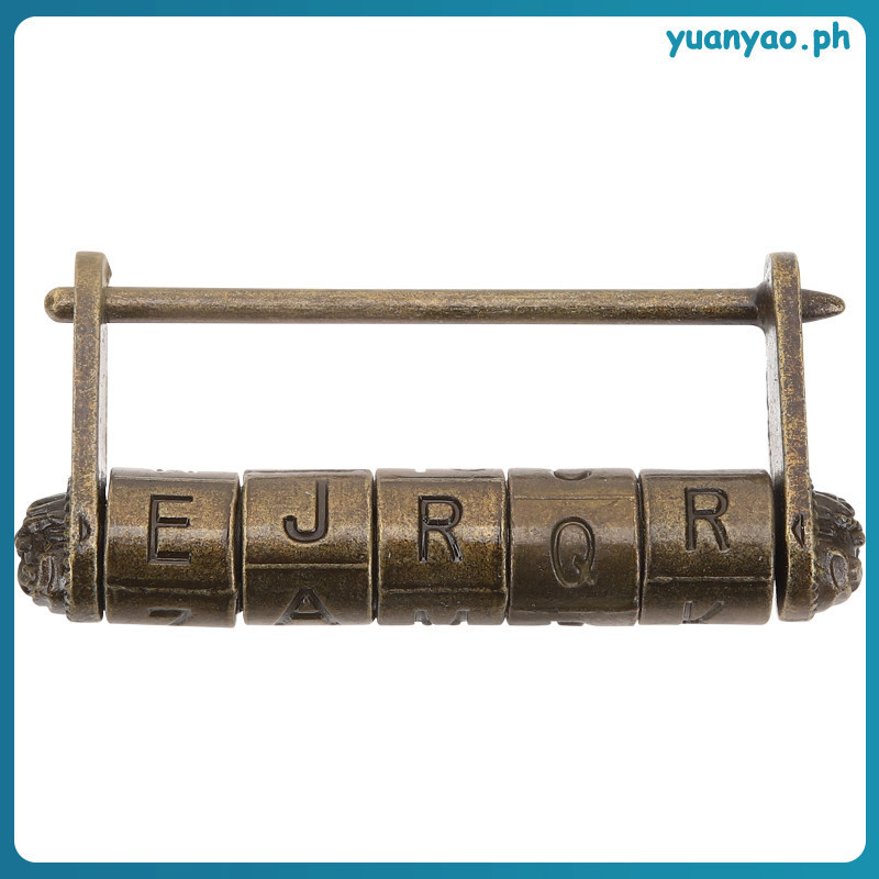 Chinese Traditional Lock Antique Word Letter Combination Padlock ...