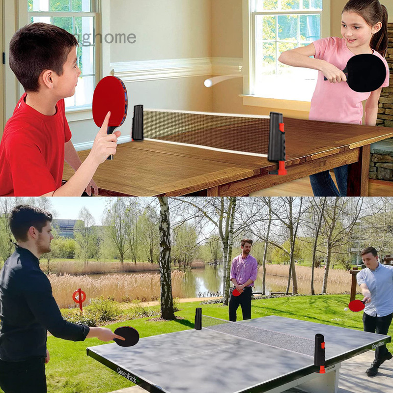 LR Indoor Sport Table Tennis Net Grid Retractable Portable Table Tennis ...