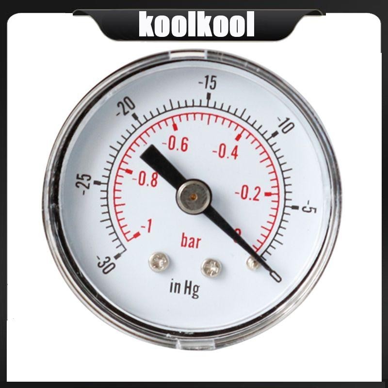 kool Mini Dial Vacuum Pressure Gauge Meter Manometer 1 8 BSPT Back ...