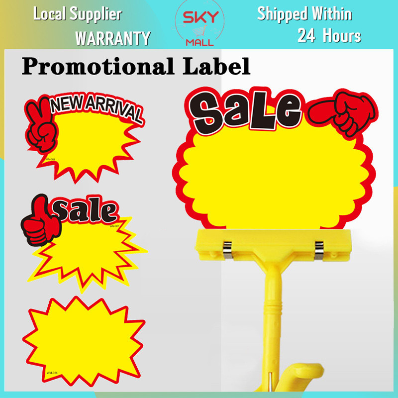 Price tag advertising paper Promotional label Price tag Supermarket ...