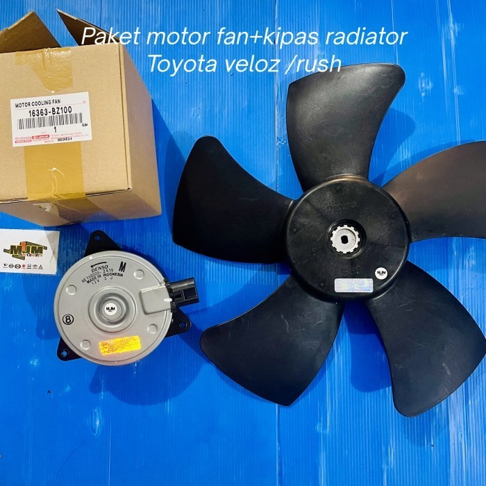 Fan motor Package+original toyota veloz rush radiator fan | Shopee ...