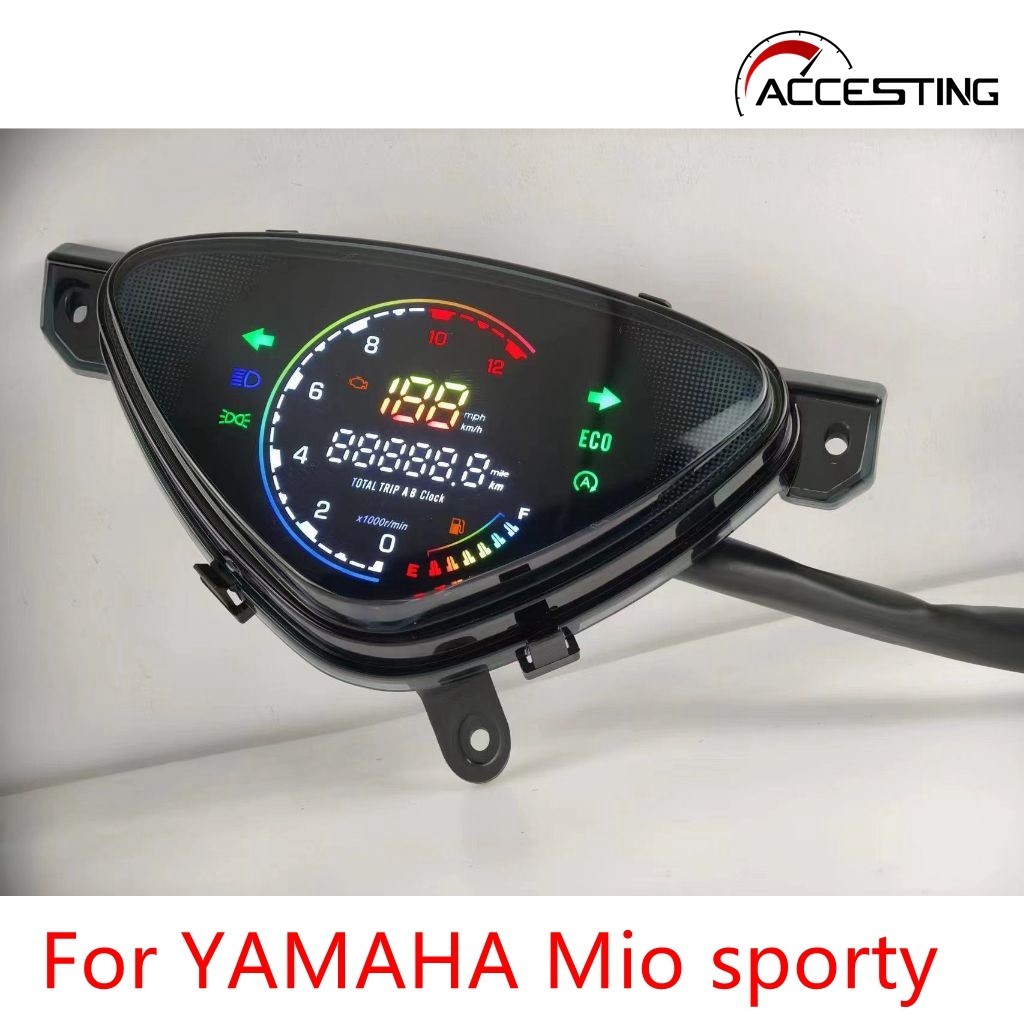 NEW Digital LED Meter Speedometer Odometer Tachometer For YAMAHA Mio ...