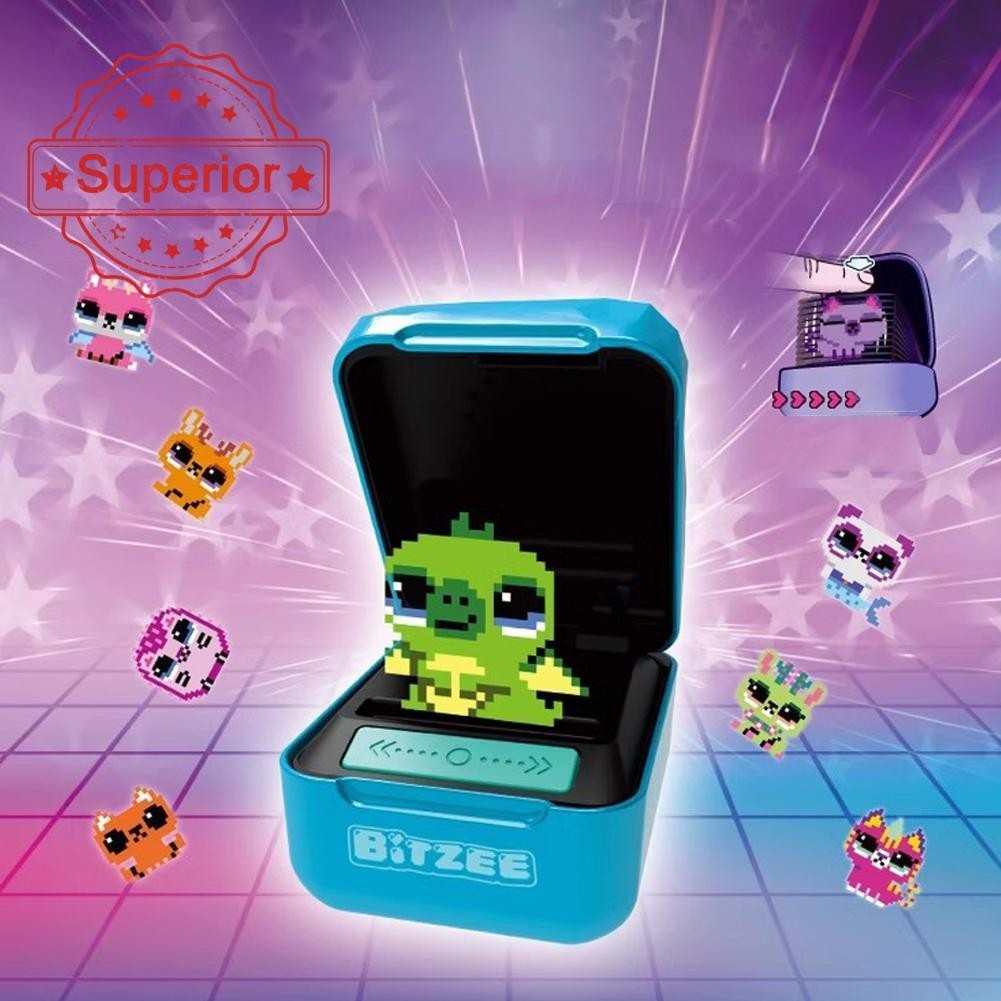 Electronic Bitsy Wizard Pet Machine Spinmaster Interactive Nurture Toy ...