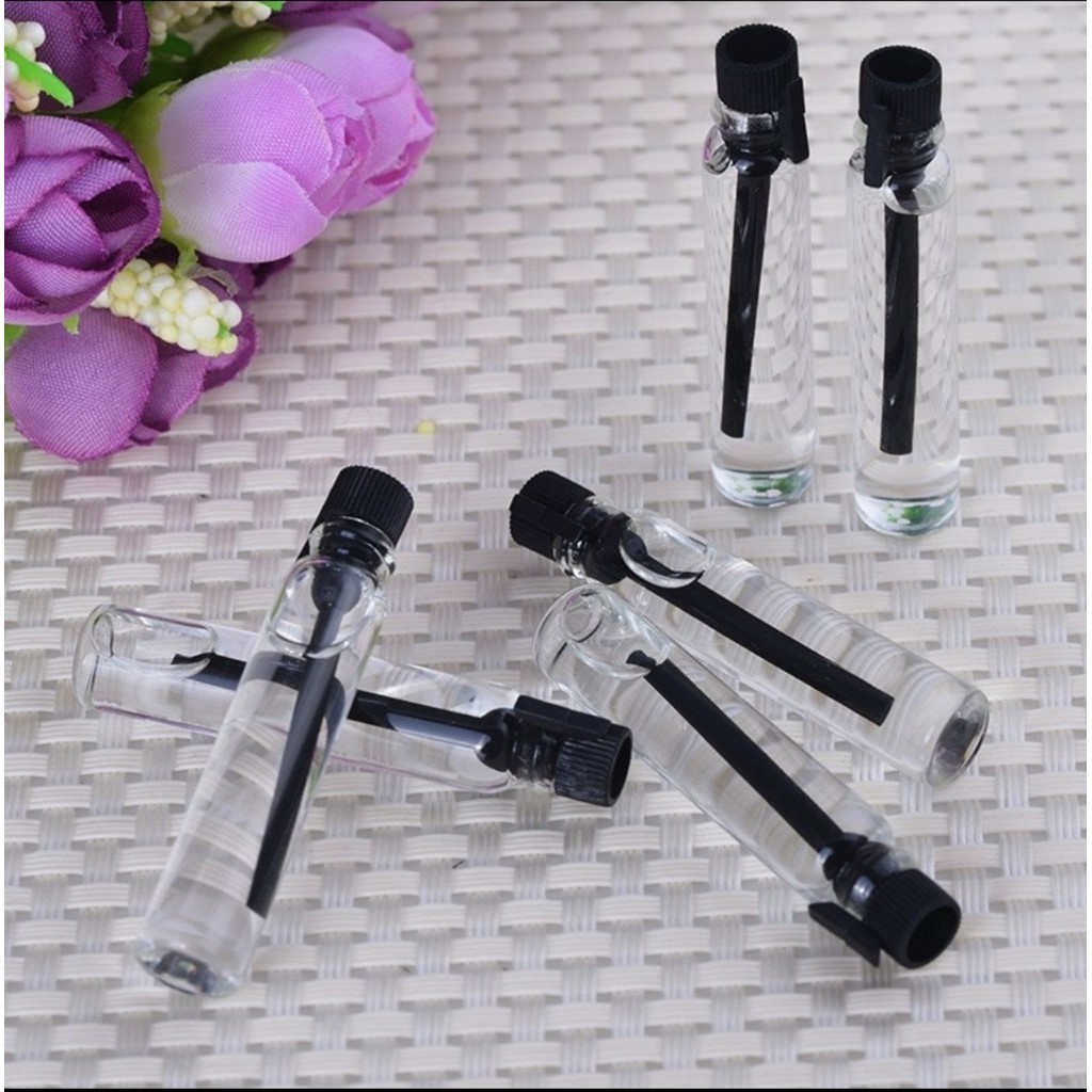 10 pcs 2/3ml Mini Glass Perfume Small Sample Vials Perfume Bottle ...
