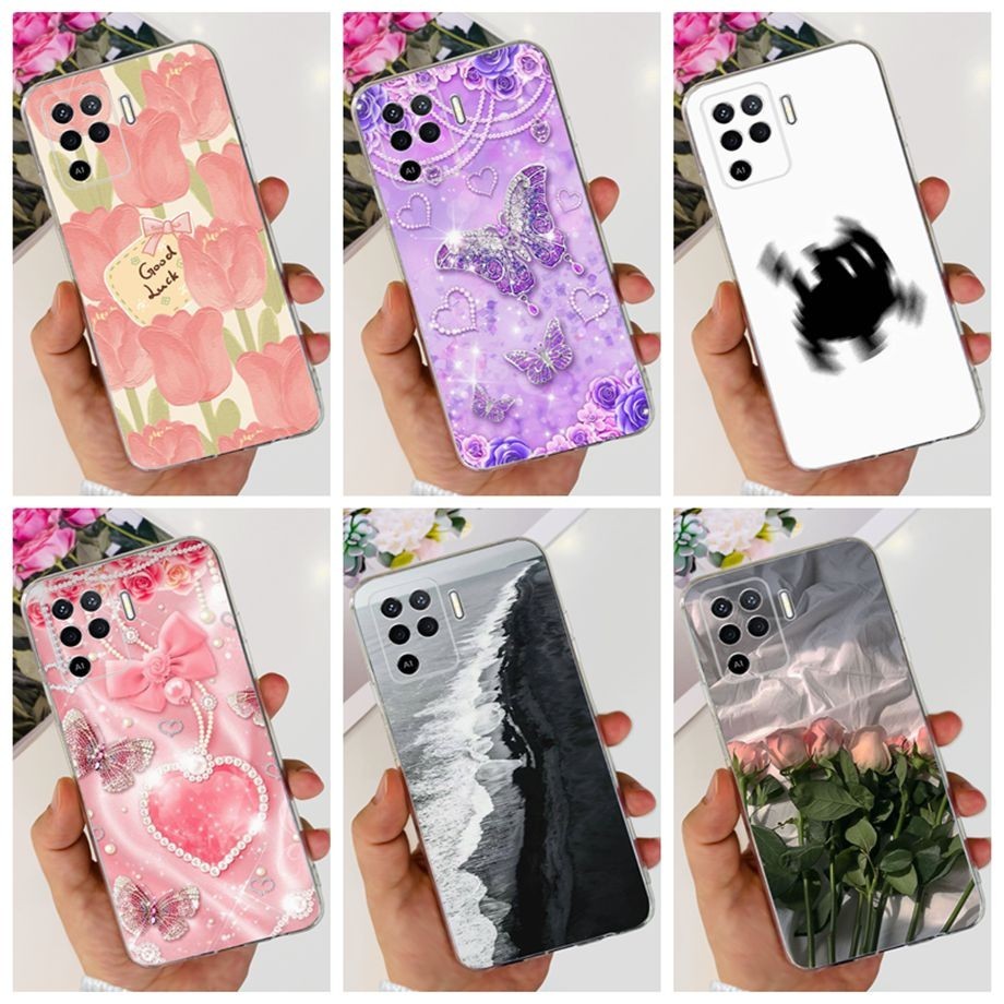 OPPO A94 4G CPH2203 / OPPO RENO5 F CPH2217 Phone Cases Soft Silicone ...