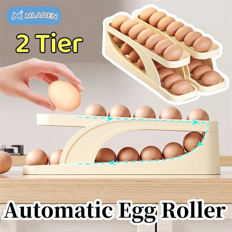 MLADEN Slide Type Egg Carton Automatic Egg Roller Kitchen Countertop ...