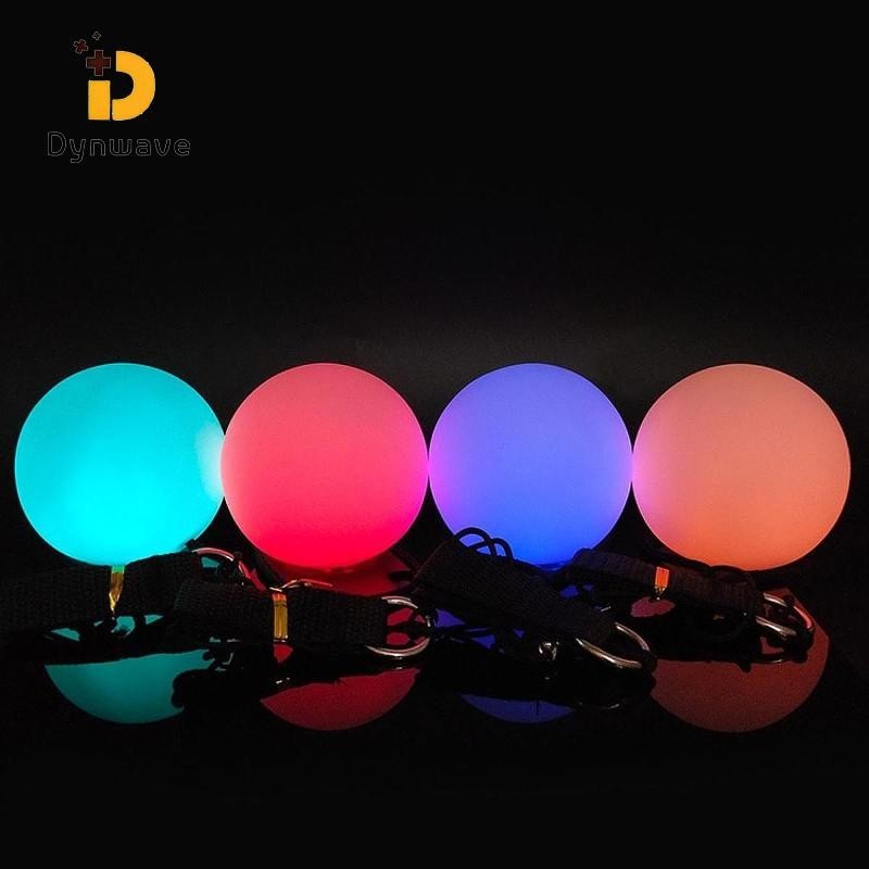 Dynwave LED Poi Ball Hand Props for Beginner Nonslip Handle with Rod ...