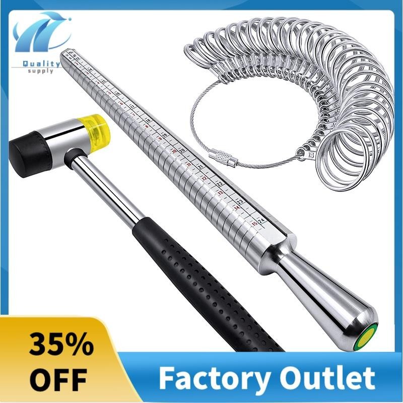 Superb Ring Sizer Measuring Tool Set Including Ring Mandrel Metal Ring ...
