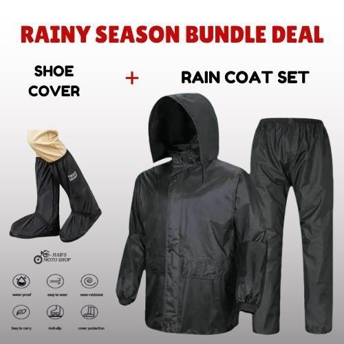 RAIDER J CROSSOVER High Quality RainCoat Set And Shoe Cover | Shopee ...