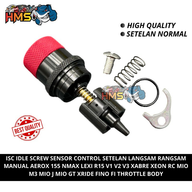 ISC IDC SCREW SENSOR CONTROL MANUAL LASTING SETTING AEROX 155 NMAX LEXI ...
