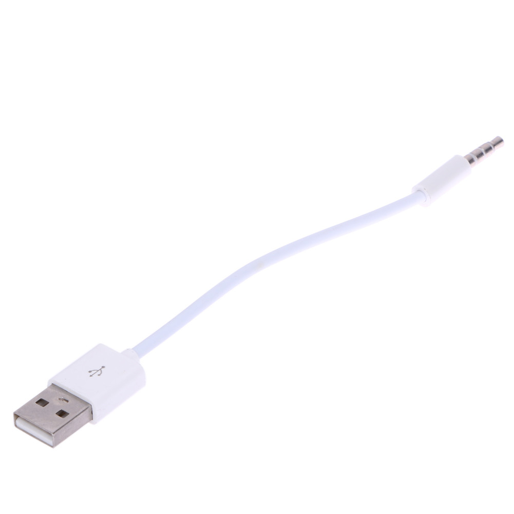 Charger Data USB 3.5mm Sync Audio Cable for iPod Shuffle 3rd 4th Gen ...