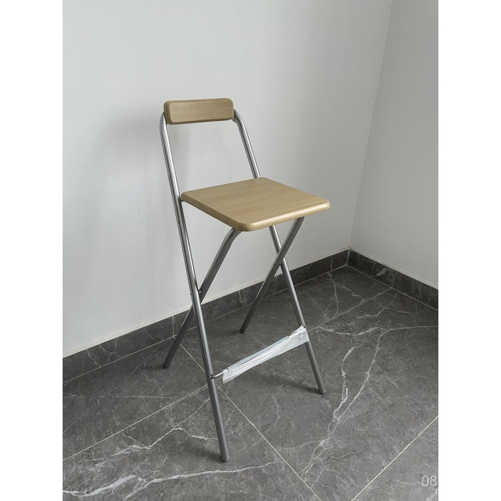 Bar High Bar Chair Bar Stool with Backrest Folding Chair Cashier ...