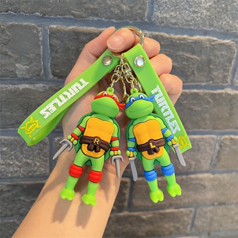Ninja Turtle Four Brothers Keychain Car Key Decoration Donatello ...