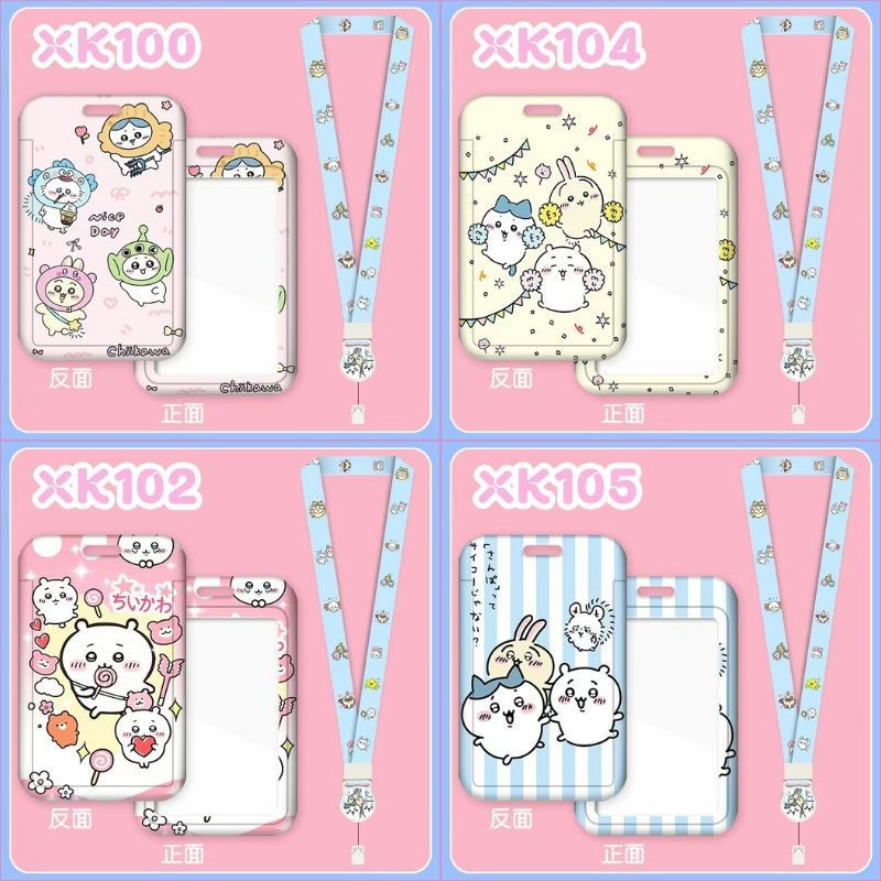 Chiikawa Retractable Card Holder Chiikawa Yoyogi Card Holder Yoshi ...