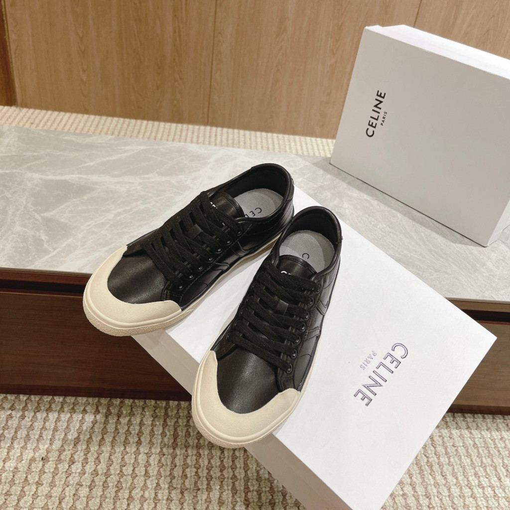 Celine Color Pure Simple Ladies Low Height Sneakers | Shopee Philippines